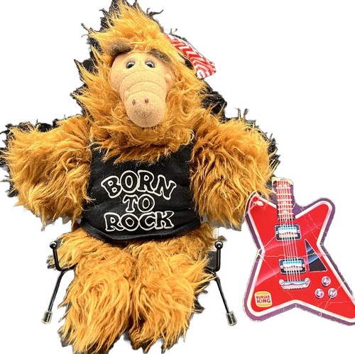 Alf Plush Rock Star Hand Puppet Burger King Born To Rock 1988 11 ...