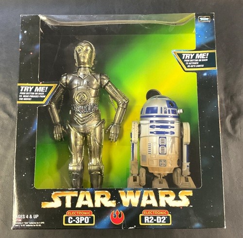 Star Wars Kenner C-3PO R2-D2 12" Action Collection Figure Set ...