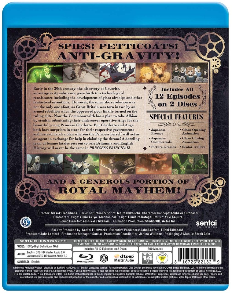 Princess Principal [Blu-ray] | eBay Australia
