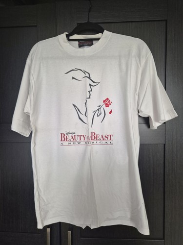Vintage Disney Beauty & The Beast “A New Musical” Single Stitch T-Shirt ...
