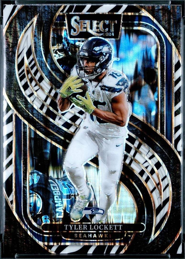 2024 Panini Select - Premier Level Tyler Lockett #199 Zebra Shock Prizm ...