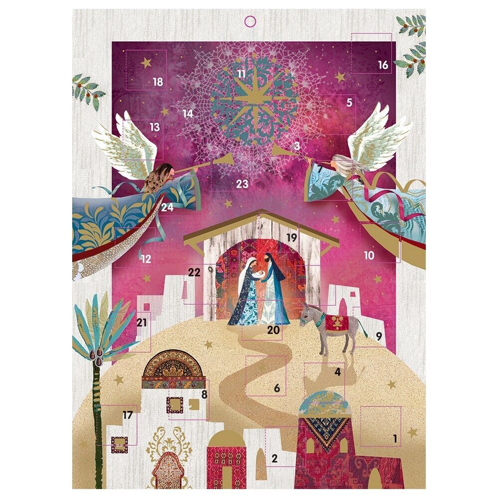 BETHLEHEM large 340 x 250mm Religious Ling Advent Calendar | eBay UK