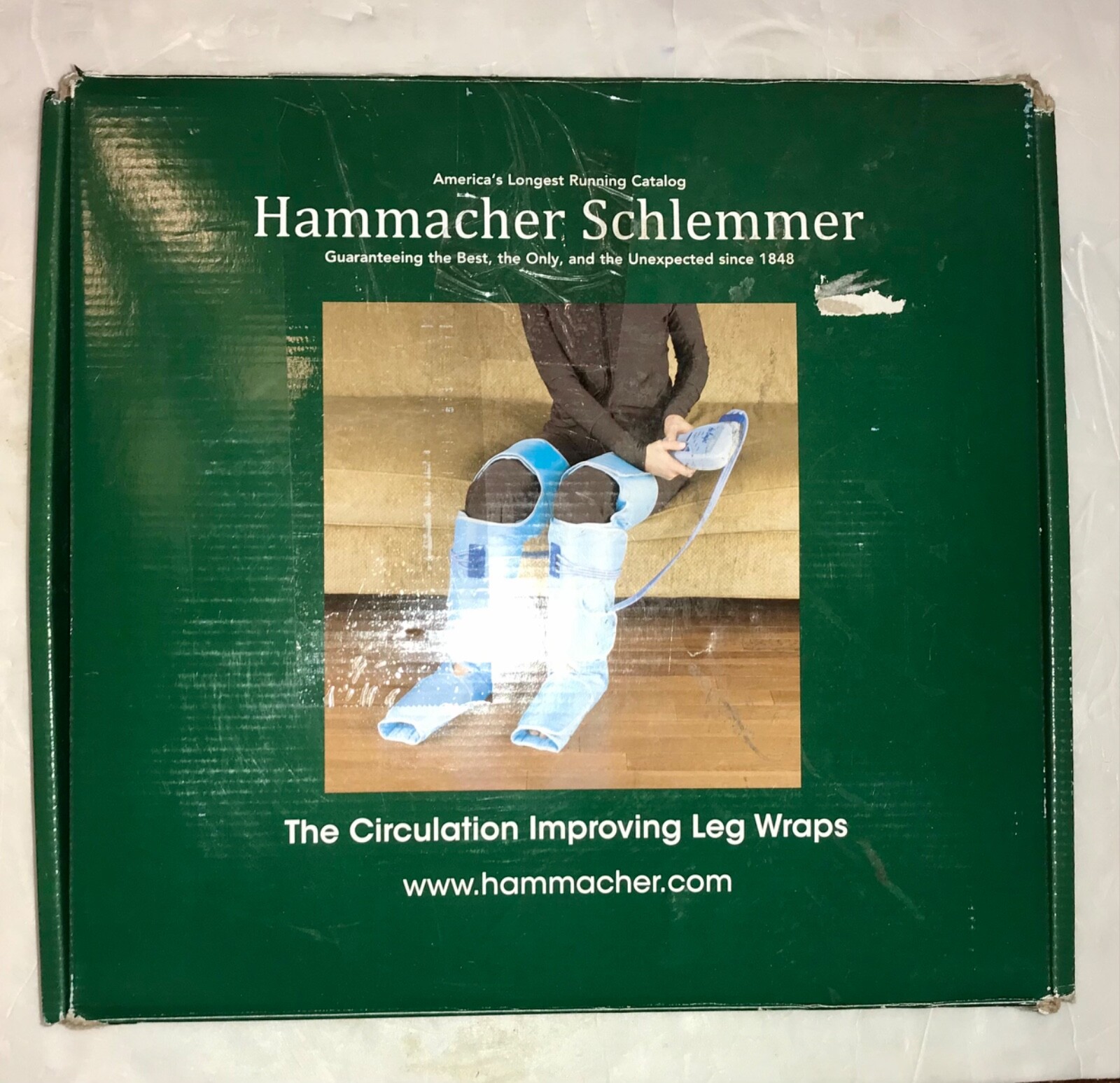 Hammacher Schlemmer The Circulation Improving Leg Wraps | eBay
