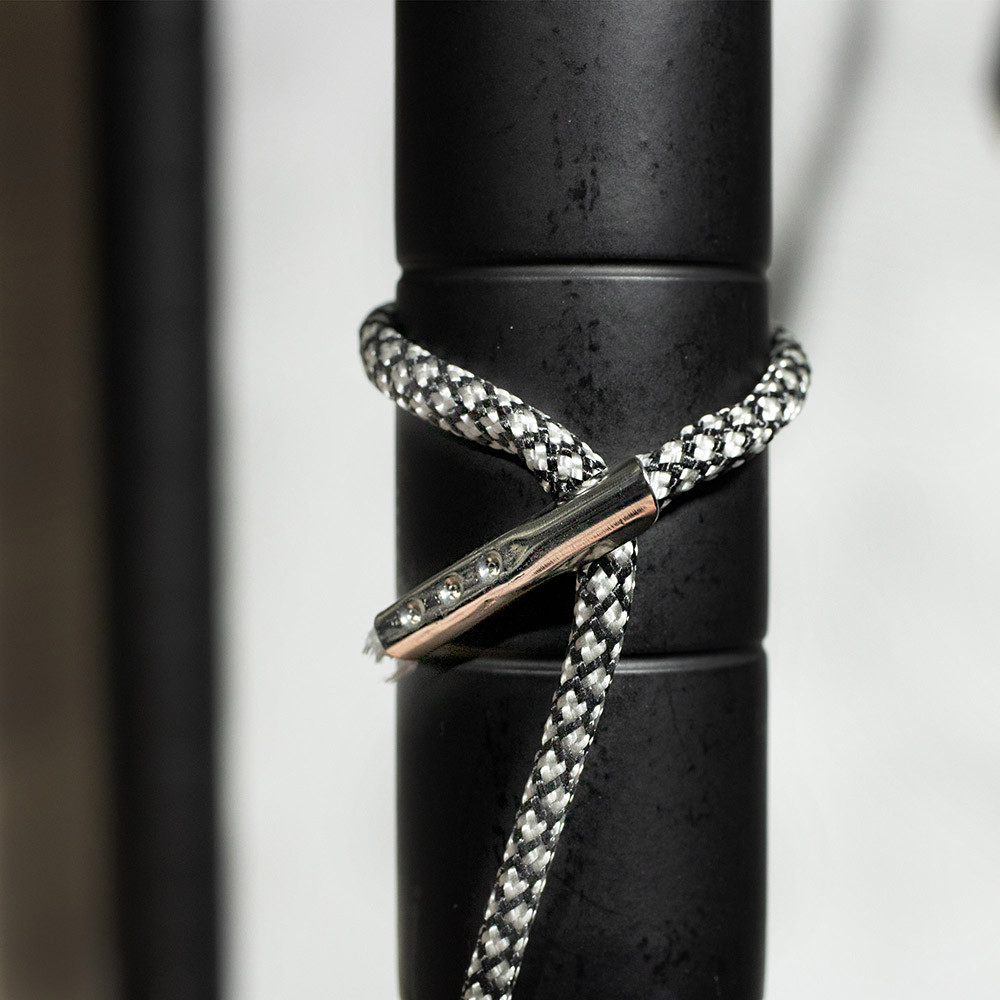 23mm Metal Long T-Bar - Silver Aglet Toggle End Lock - Fix Frayed Ends ...