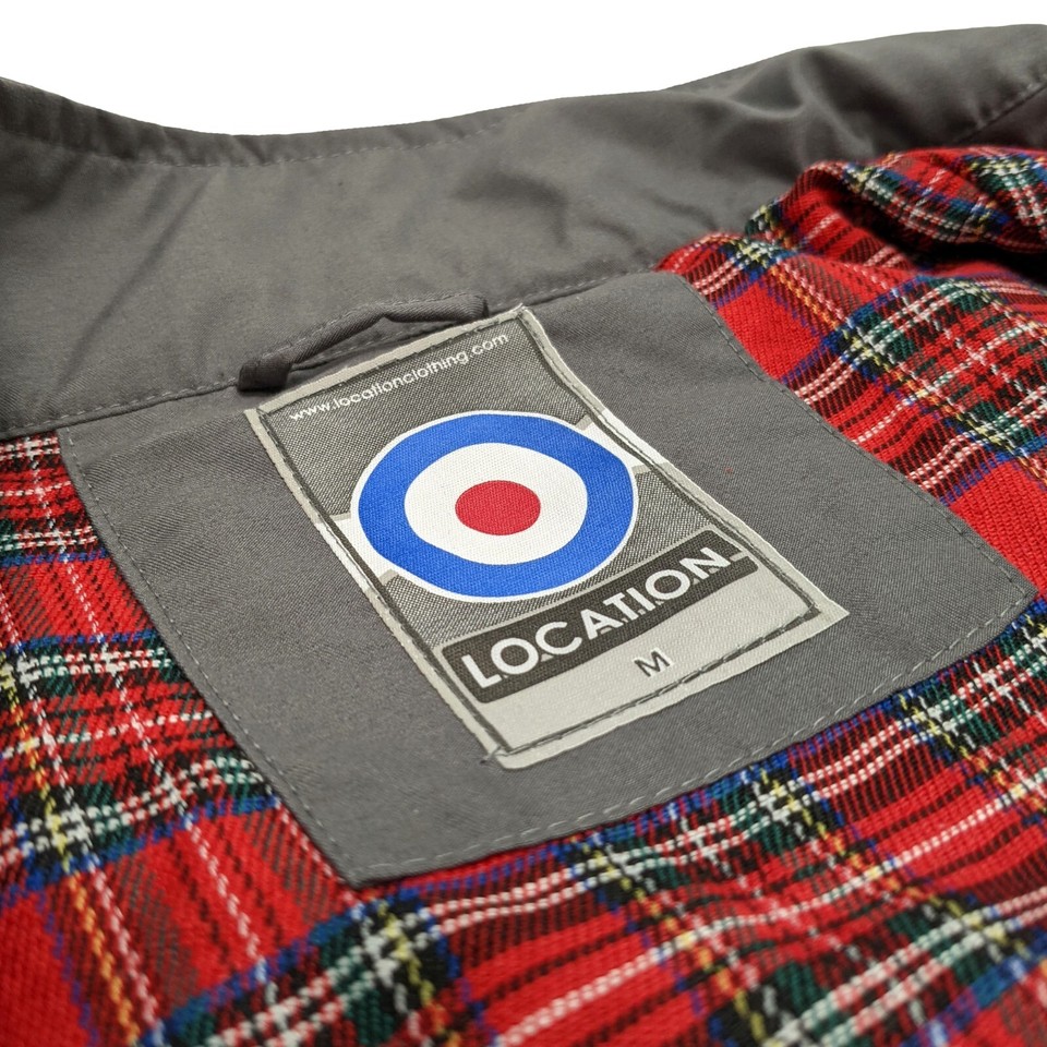 Mens Classic Location Mod Coat Jacket Tartan Lining Soft Lightweight ...