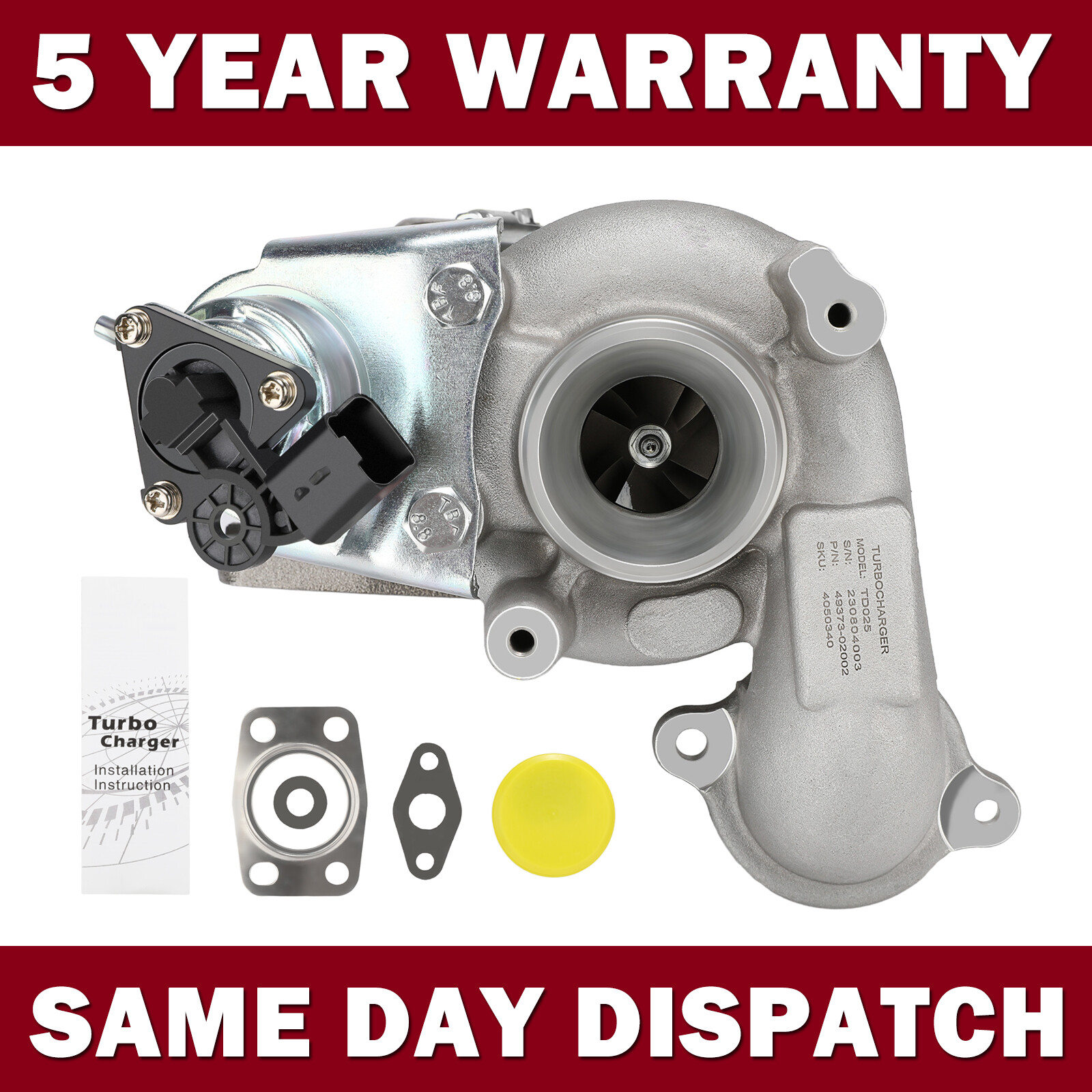 Turbocharger & Gasket Kit for Citroen Peugeot Ford 1.4 1.6 HDi TDCI ...