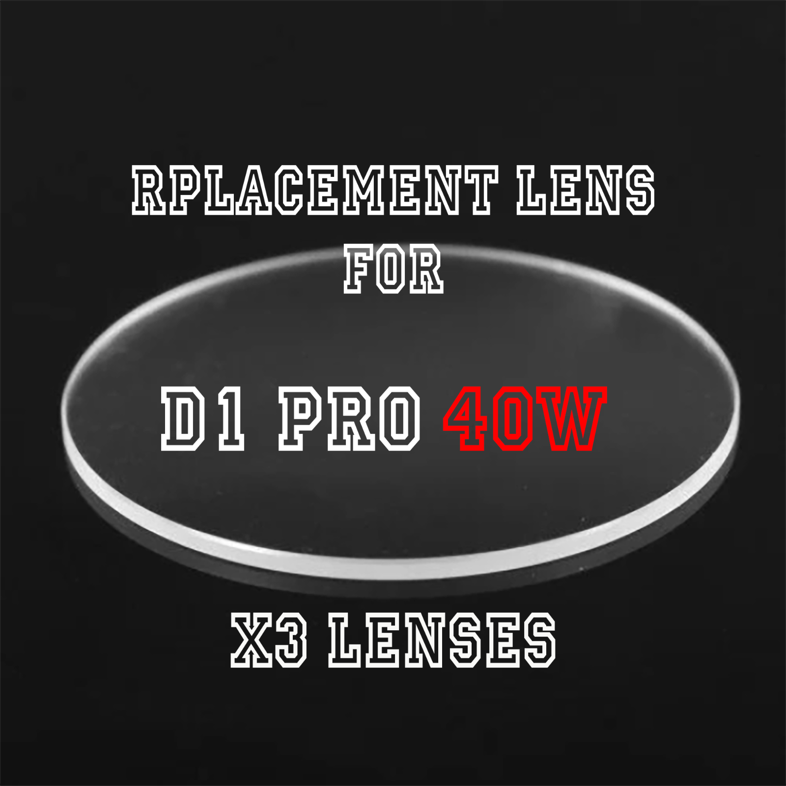 Package of 3 Lenses for xTool D1 Pro 40 Watt | eBay