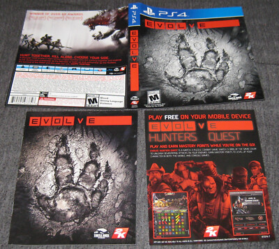 Evolve - Cover & Manual Only (Playstation 4, PS4) | eBay