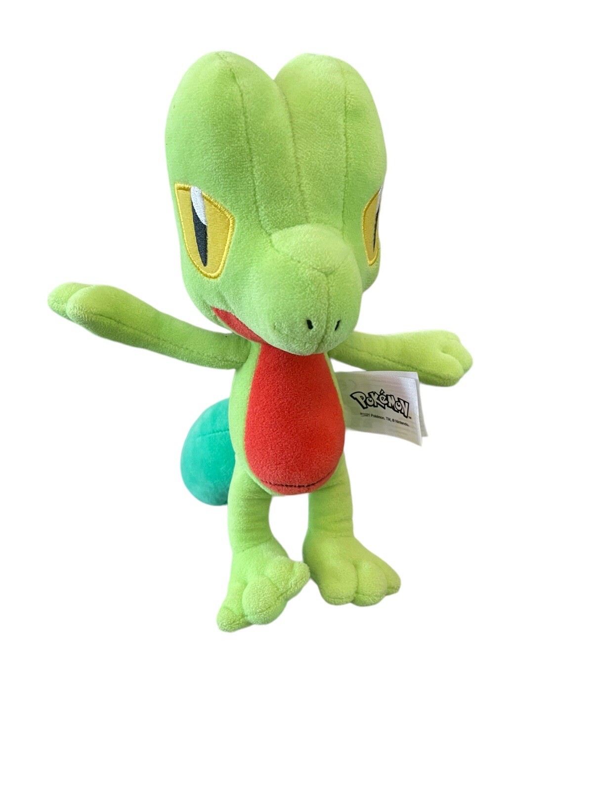 Jazwares Pokemon Treecko 8" Plush Nintendo EUC Pokémon | eBay