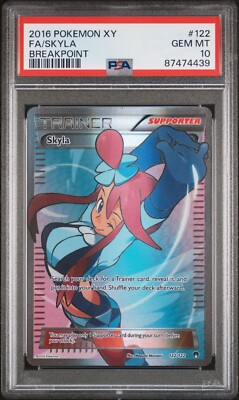Pokémon XY SKYLA Breakpoint Full Art 122/122 PSA 10 💎 GEM MINT | eBay