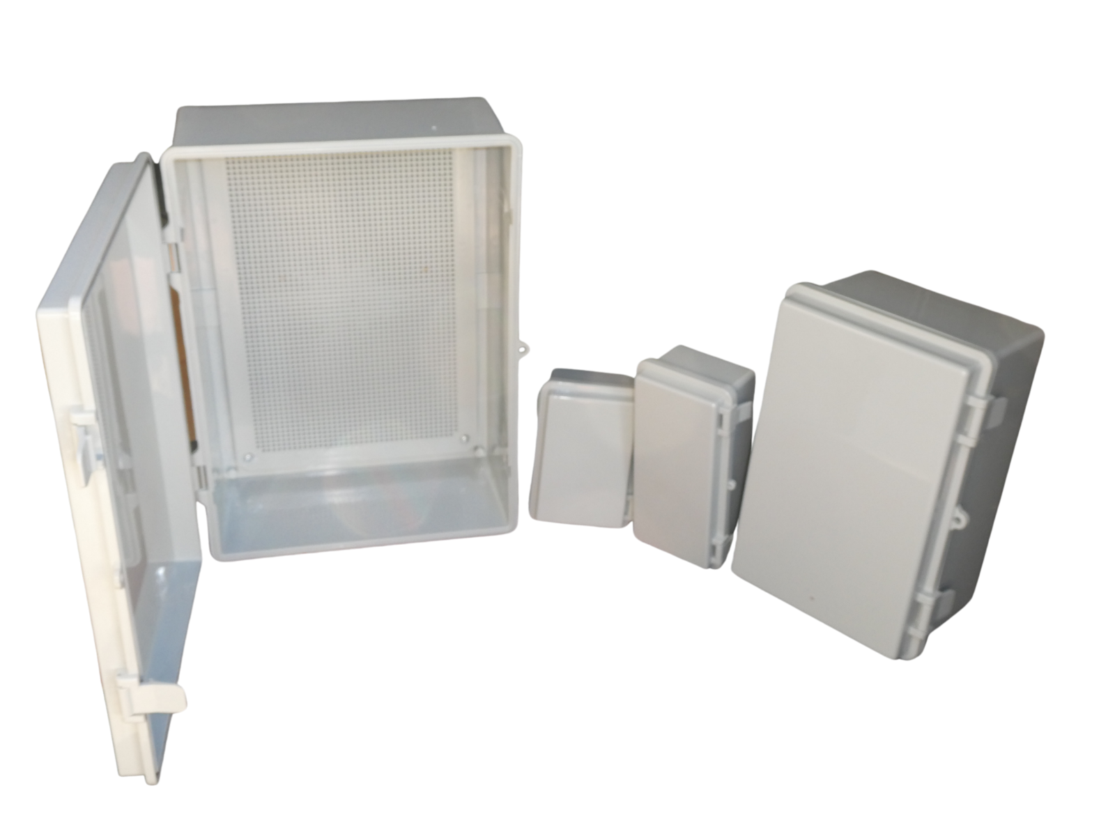 Electrical Box Enclosure Rubber Seal Wall Mount Hinged clip lock 4 ...