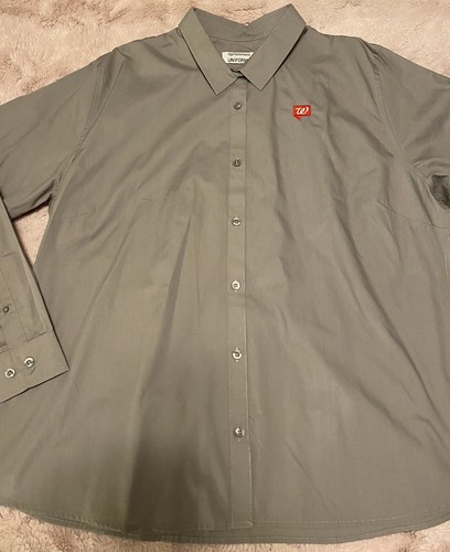 High Performance Walgreens Work Shirt Medium Uniform Men's Long Sleeve ...