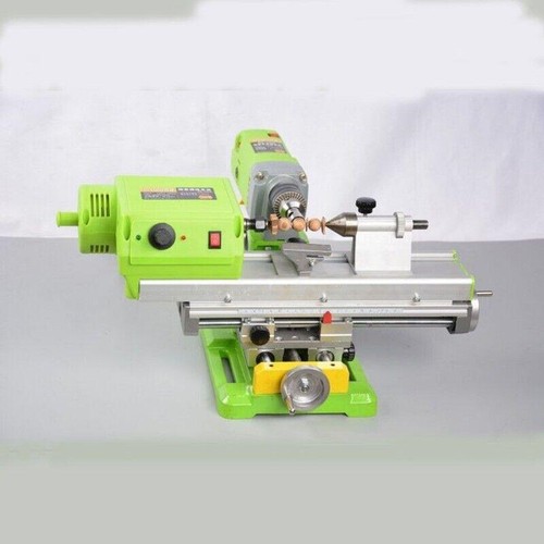 Small Household DIY Woodworking Micro Lathe Bench Drill Grinding Bead ...