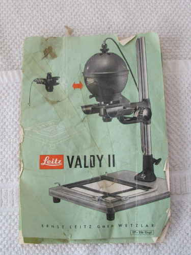 Leitz Valoy II Brochure Original, Not a Copy Ugly Rough Shape Tape ...