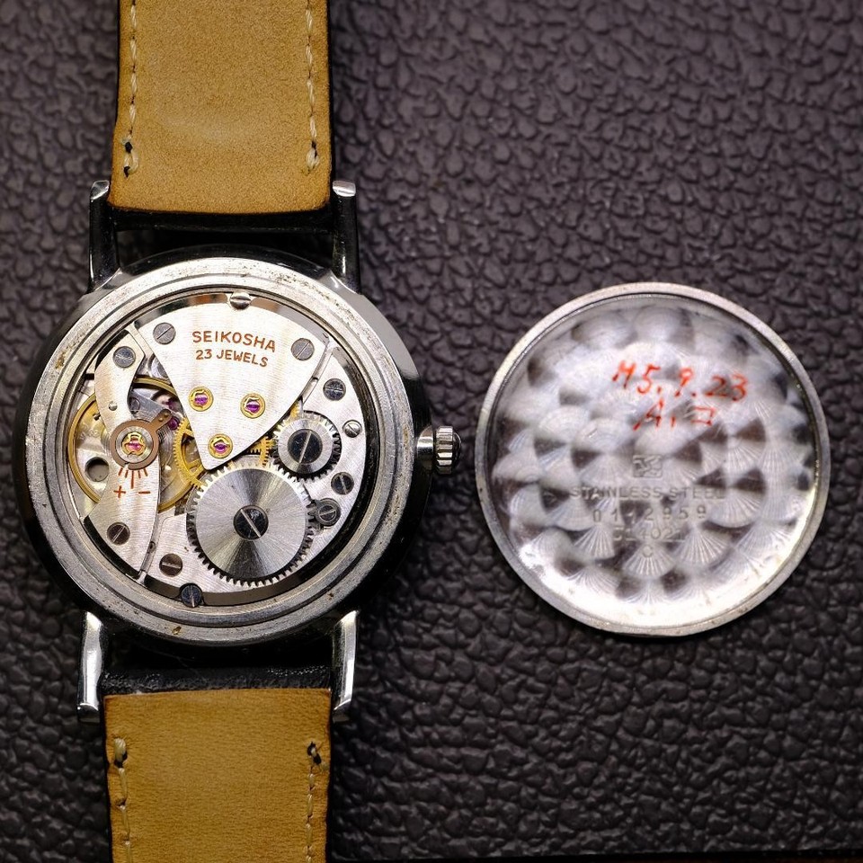 Seiko Cronos 1960s Vintage Manual Wind Watch 23 Jewels From Japan ...