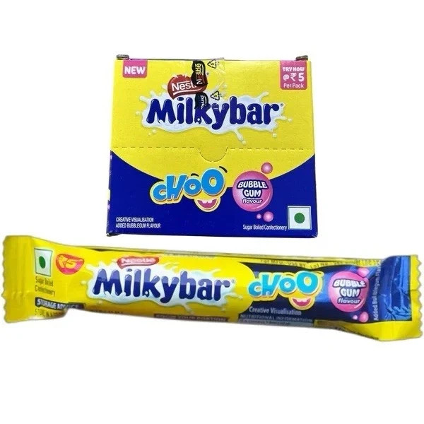 Milkybar Choo Bubblegum Flavour 1400 packs X 10g Chocolate Bars TRUSTED ...