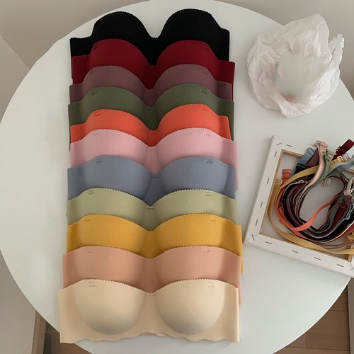 Buy One Get One Women's Seamless Bra Small Chest Push Up Everyday ...