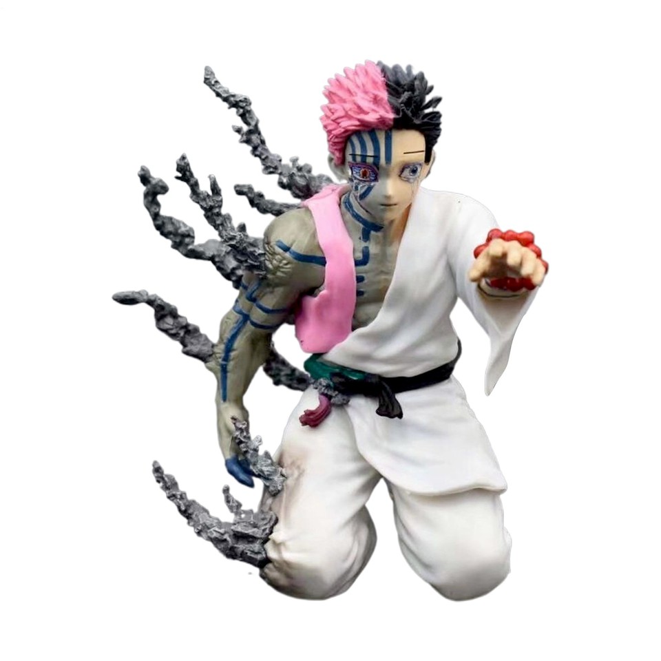 Anime Demon Slayer Akaza Hakuji PVC Figure Model Statue Toy Gift Box ...