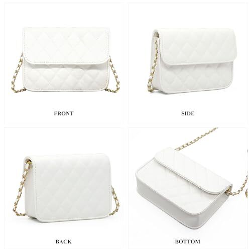 Fashionable Mini Chain Belt Bag - PU Leather Small Crossbody Bag Chain ...