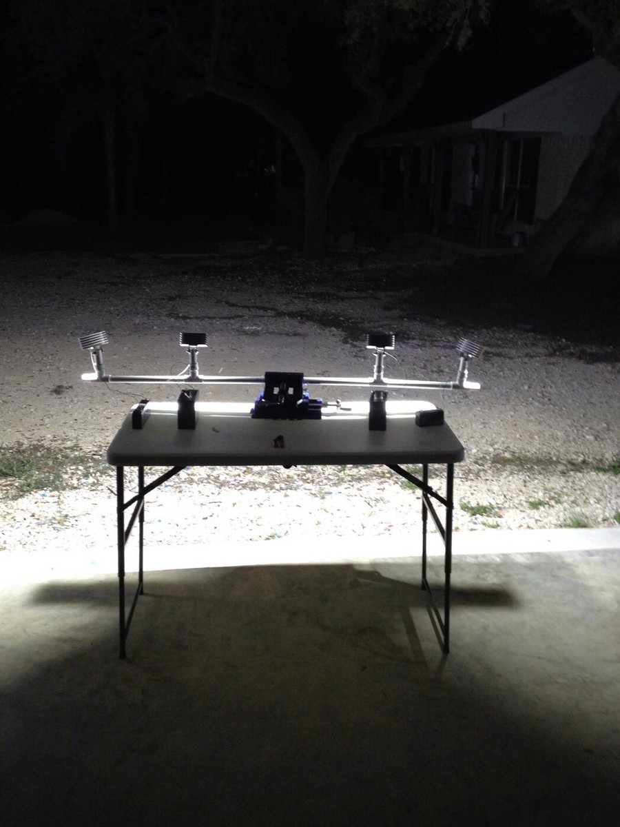 Led Flounder Lights And Pvc Piping Flounder Gigging Light 50w(x2) With