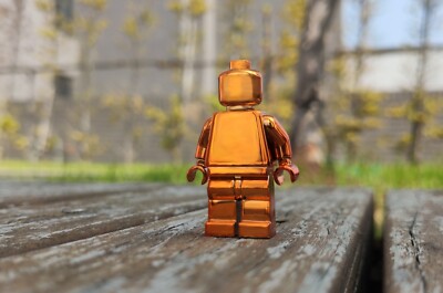 LEGO CHROME ORANGE AUTHENTIC CUSTOM HIGHEST QUALITY MONOCHROME ...