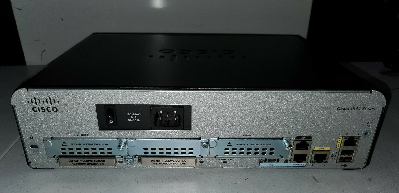 Cisco CISCO1941W-A/K9 V06 Wireless Lan Integrated Services Modular ...