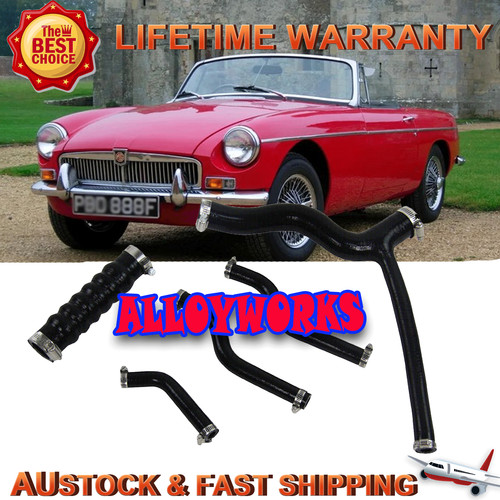 Silicone Radiator Coolant Hose Pipe Kits For MG;MGB GT 1962-76 PETROL ...