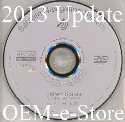 2006 2007 2008 2009 2010 Honda Pilot Odyssey Navigation DVD U.S Map 4 ...