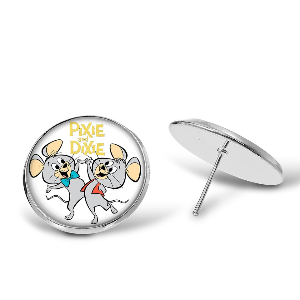 Hanna Barbera Pixie & Dixie Bow Tied Mice Mr. Jinks TheCat Keychain or ...