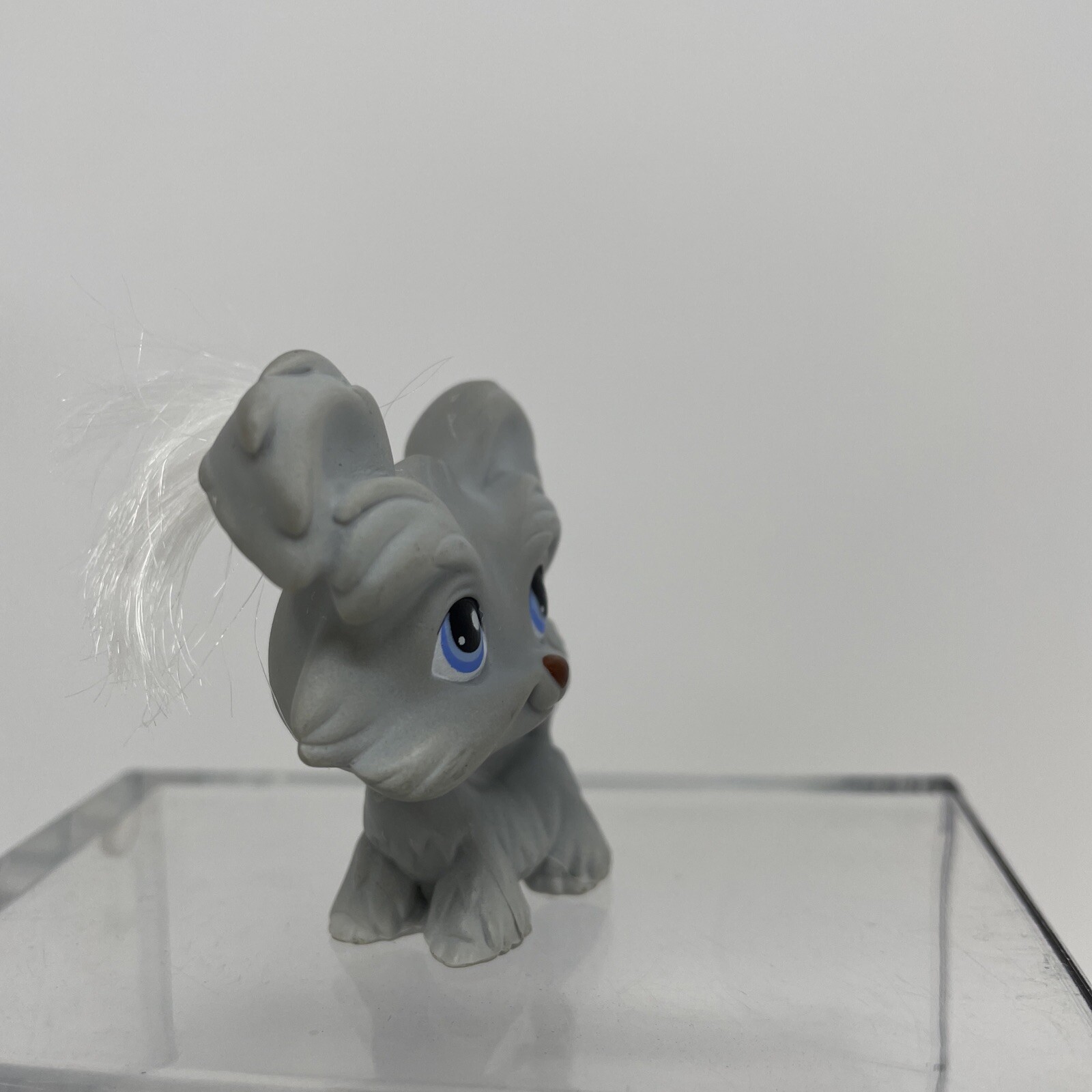 LPS Littlest Pet Shop 227 Yorkie Dog Grey with Blue Dot Eyes Hasbro | eBay