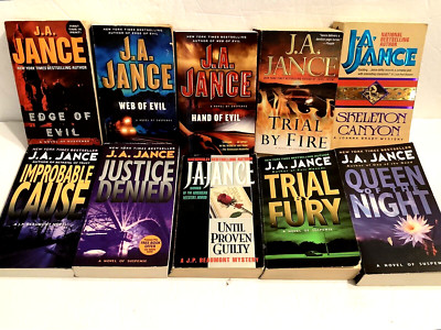 10 J.A. Jance PBs 4 J.P. Beaumont 4 Ali Reynolds 1 Joanna Brady 1 ...
