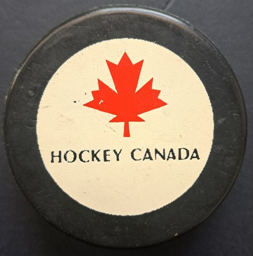 1972 Canada/USSR Summit Series Game Scores Puck Vintage NHL ...