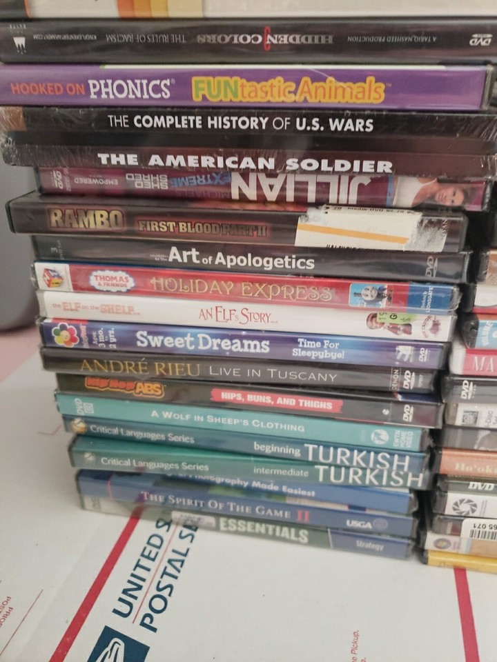 Lot Of 40 Brand New Dvds , Rare Discontinued Titles Oops Reseller T3#43 ...