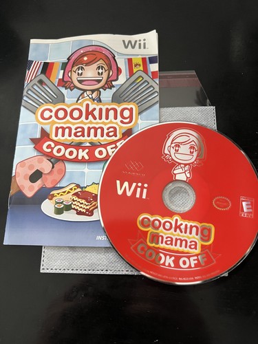 Cooking Mama: Cook Off (Nintendo Wii, 2007) GAME DISC & MANUAL - CLEAN ...