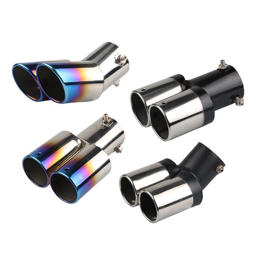 Auto Car Throat Muffler Exhaust Tail Pipe End 63mm Durable Professional ...