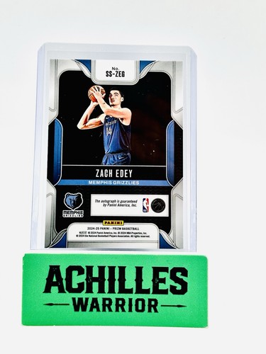 2024-25 NBA Panini Prizm Sensational Signatures Rookie Grizzlies Zach ...