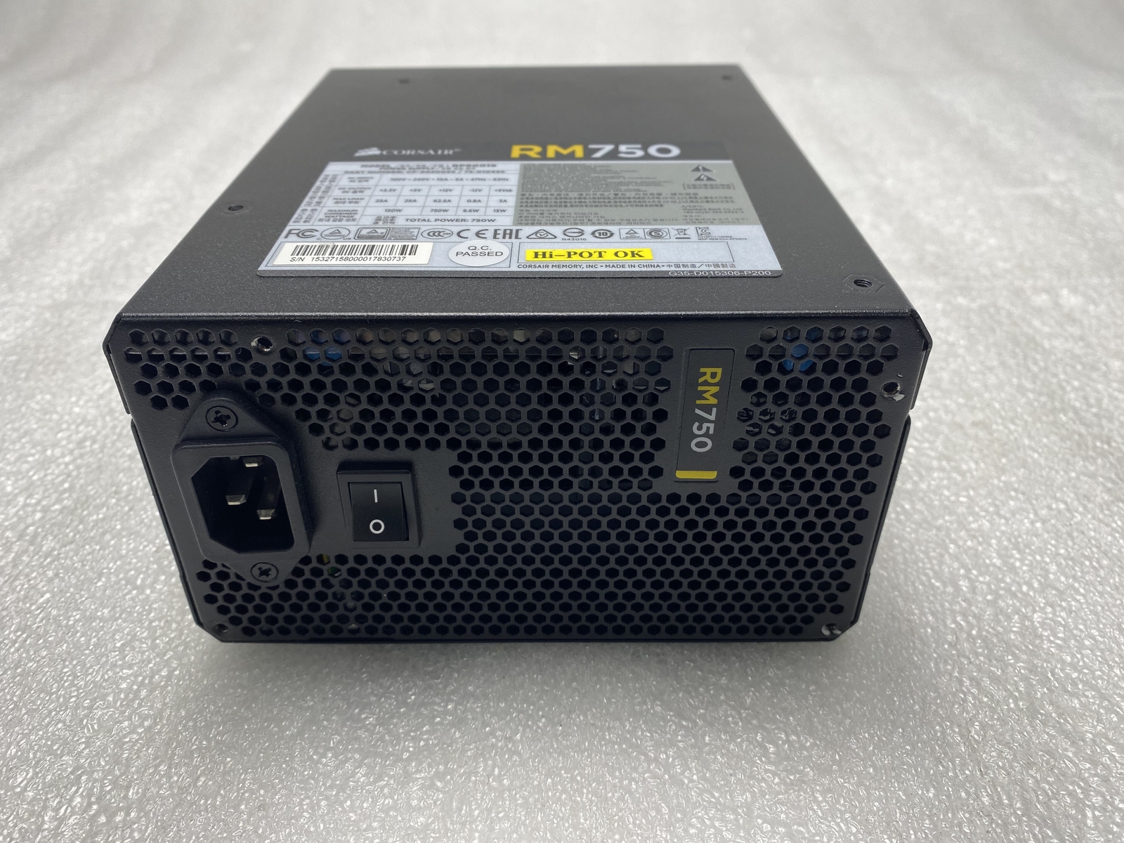 Corsair RM750 750Watts Power Supply - Model RPS0019 - CP-9020055 | eBay