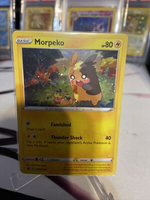 Pokémon TCG Morpeko SWSH Black Star Promo SWSH116 Holo Promo | eBay