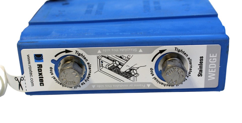 Roxtec Wedge & Wedge Kit 120 AISI ARW0001201021 316 SS NB W/Stayplates ...