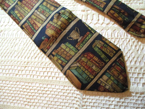 ALYNN NECKWEAR SILK NECKTIE "EX LIBRIS" c. Alynn Neckwear - Teacher ...