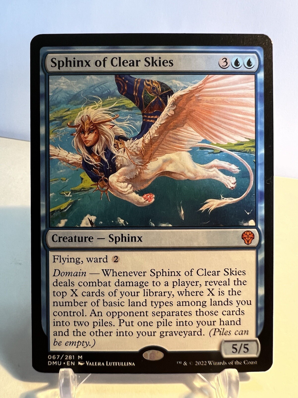 MTG Sphinx of Clear Skies Dominaria United 067/281 Regular Mythic | eBay