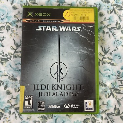 Star Wars: Jedi Knight -- Jedi Academy (Microsoft Xbox, 2003) CIB ...