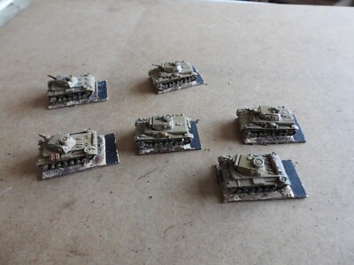 10mm painted metal wargaming vehicles WW2 Desert war German panzer ...