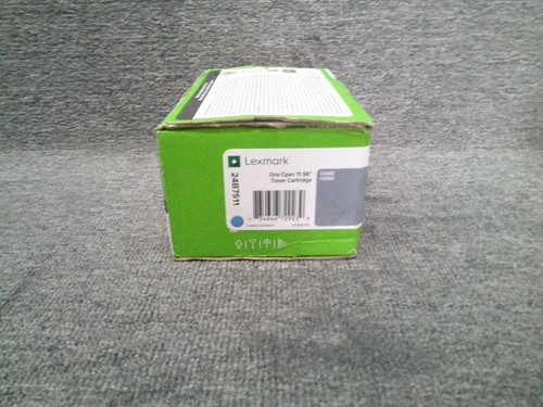24B7511 New Genuine Lexmark 11.5K Cyan Toner for the C4342 C4352 | eBay