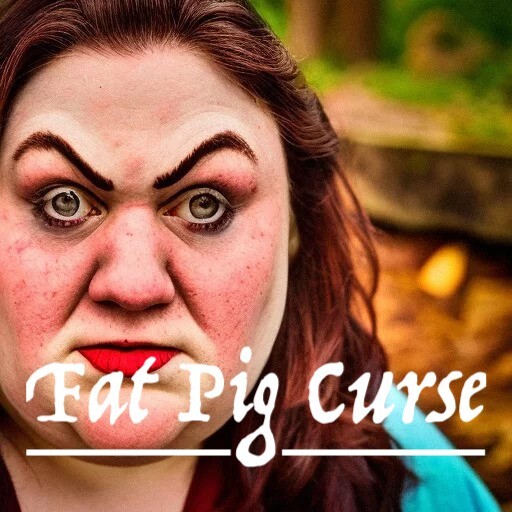 Make them Fat Spell. Curse Spell. Turn them into a Fat Pig Spell. | eBay