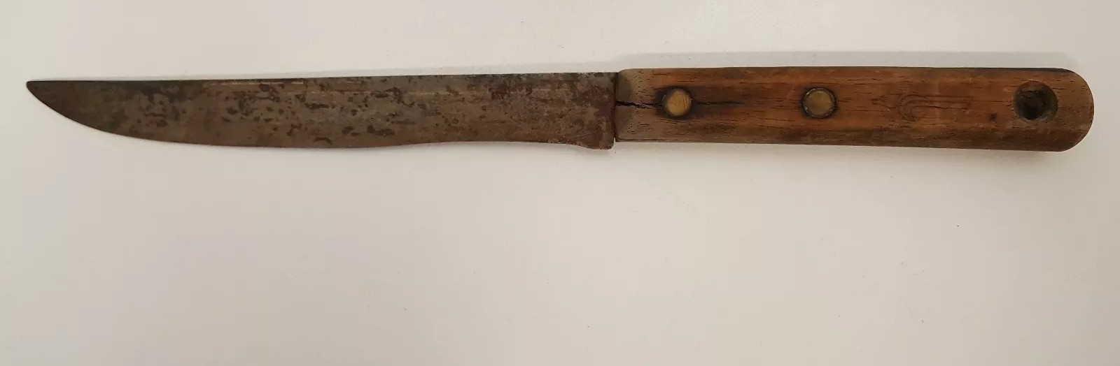 Three Vintage Knives Regent Cutlery High Carbon Colombia Knife Set Wood ...