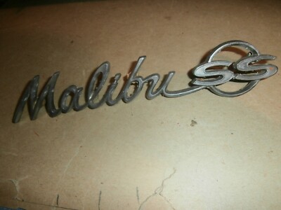 Vintage Chevy Malibu SS Emblem | eBay