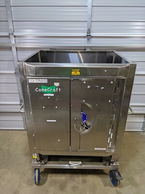Conecraft 1000L Stainless Steel BioProcess Biocontainer Bin Tote w ...
