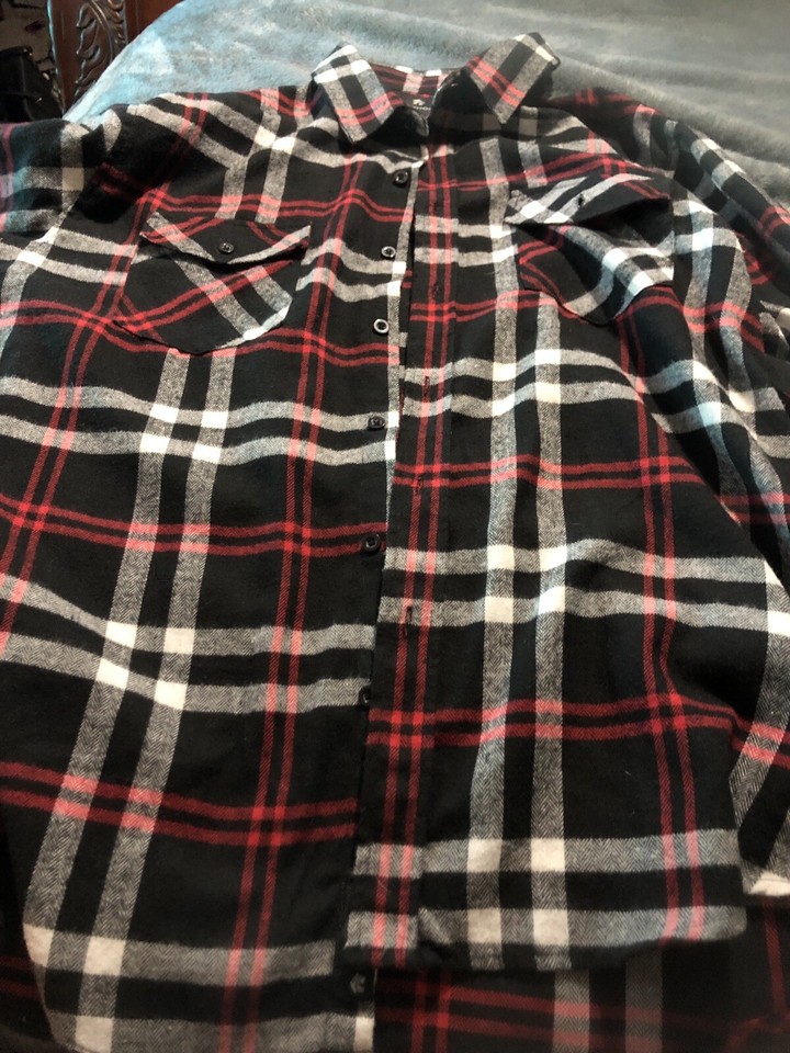 eddie van halen custom flannel shirt | eBay