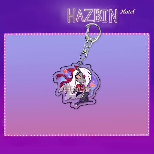 3CM Hazbin Hotel AD Vaggie Husk Cosplay acrylic Pendant Keychain ...